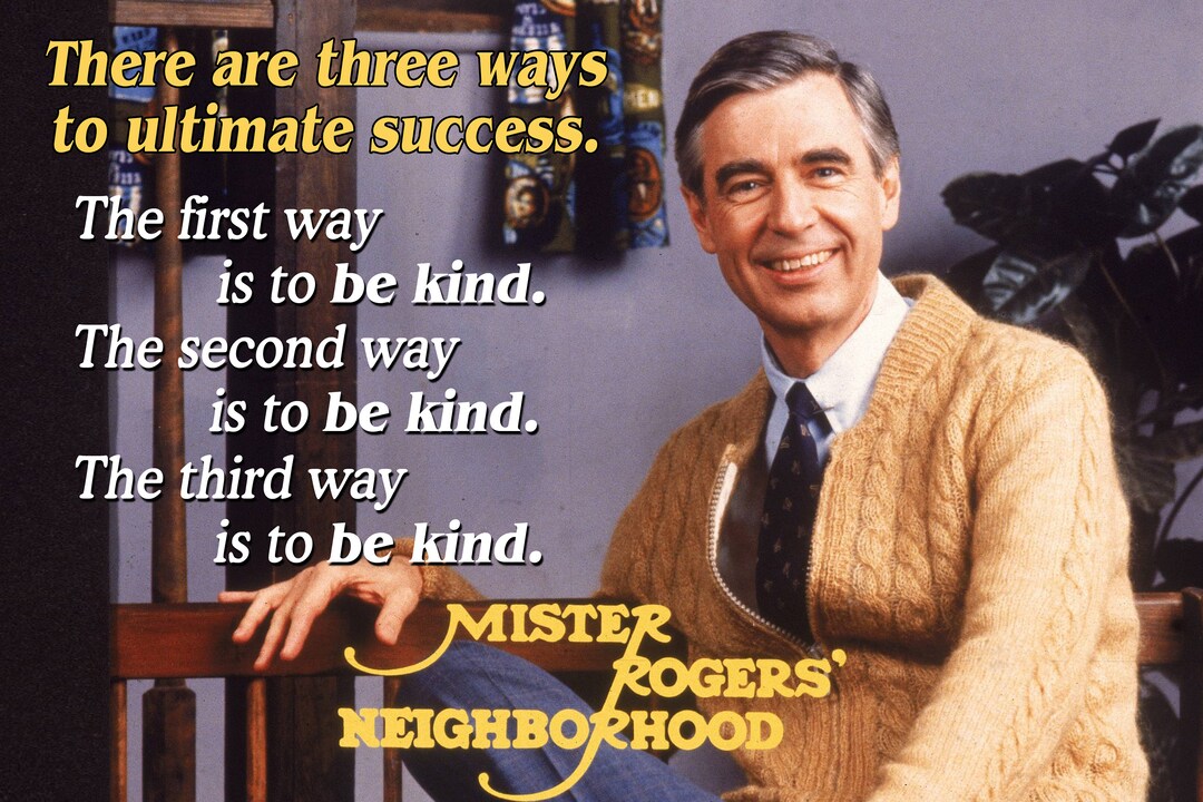 Classroom Posters Neighborhood Mr Rogers Poster Decorations Mindset ...