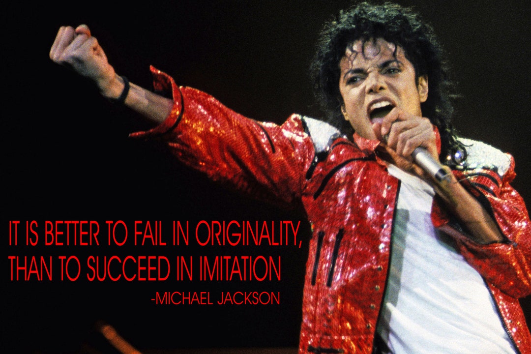 Michael Jackson Poster Quote Classroom Décor MJ King of Pop Quotes ...