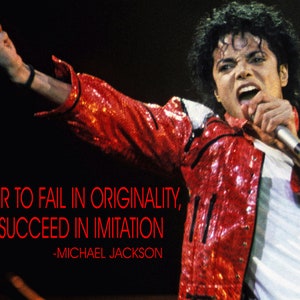 Michael Jackson Poster Quote Classroom Décor MJ King of Pop Quotes ...