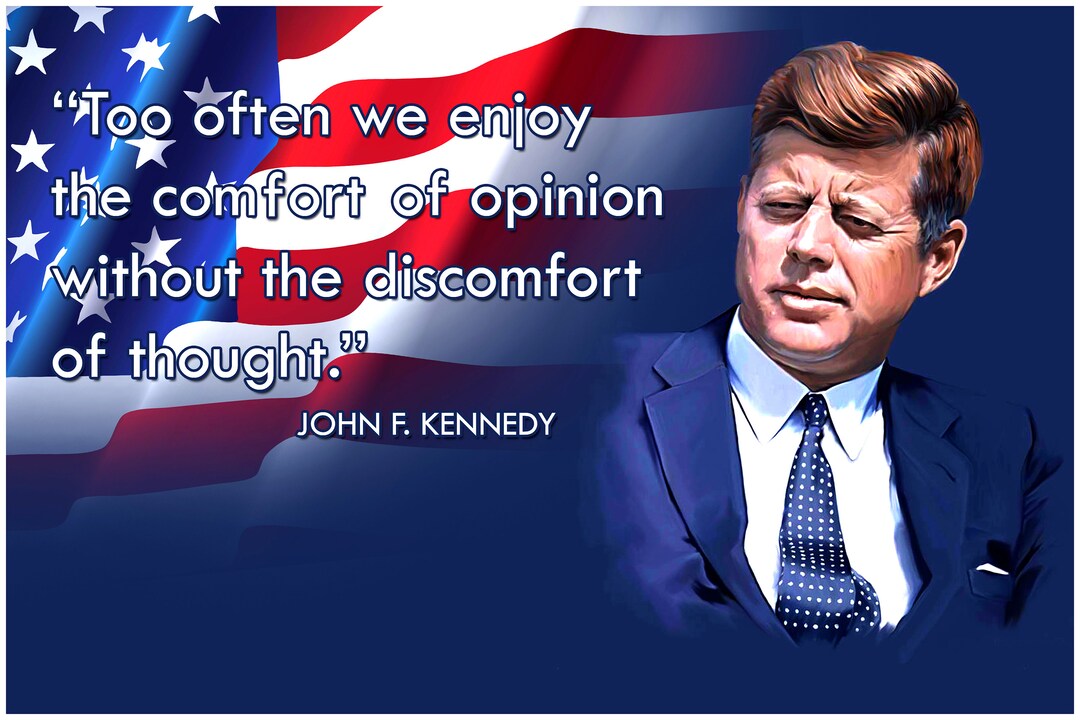 JFK Classroom Quote Poster Decorations Growth Mindset Posters for ...