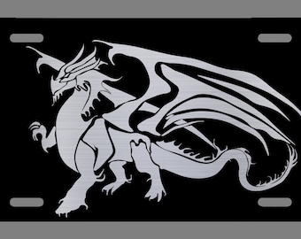 Dragon License Plate | Etsy