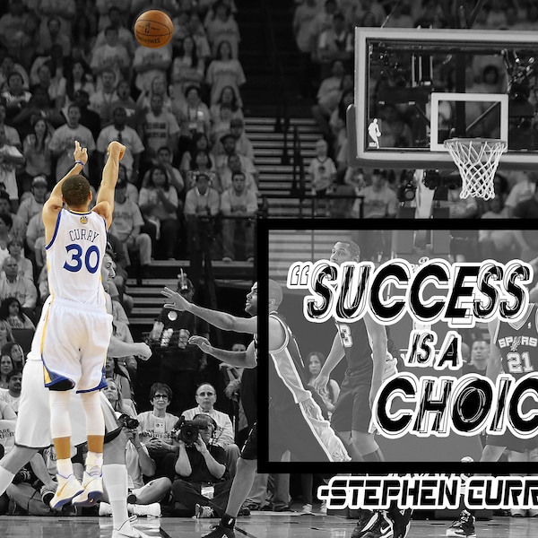 Steph Curry Quote Poster - Etsy