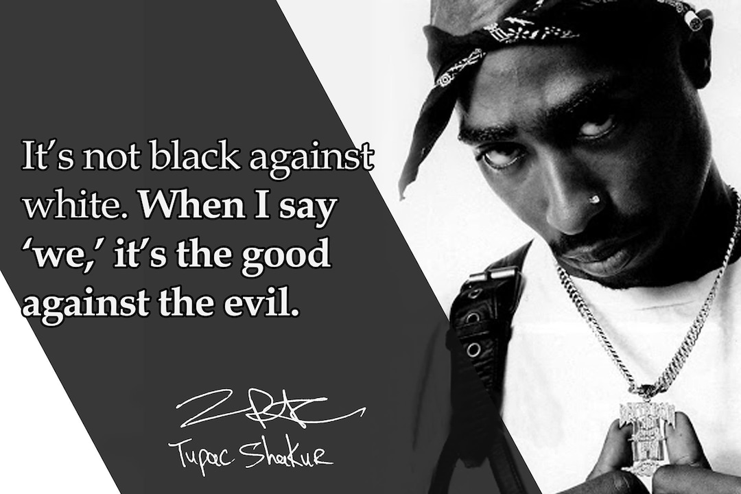 Tupac Shakur Poster 2pac Quote Cool Posters Rapper Makaveli Wall Art Tu ...