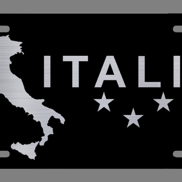 Italian License Plate Frames - Etsy