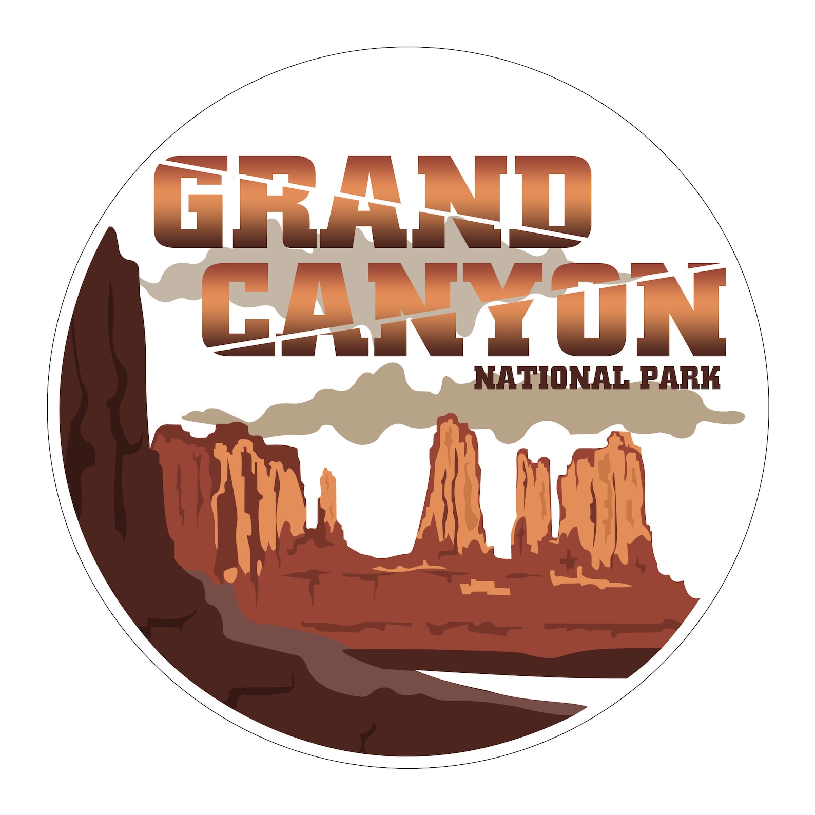 National Park Decal Sticker Car RV Car Bumper US Travel Design - Etsy UK