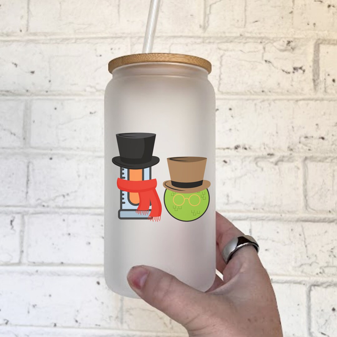 Muppets Glass Can Cup Beaker and Bunsen Can Cup Glass Tumbler With ...