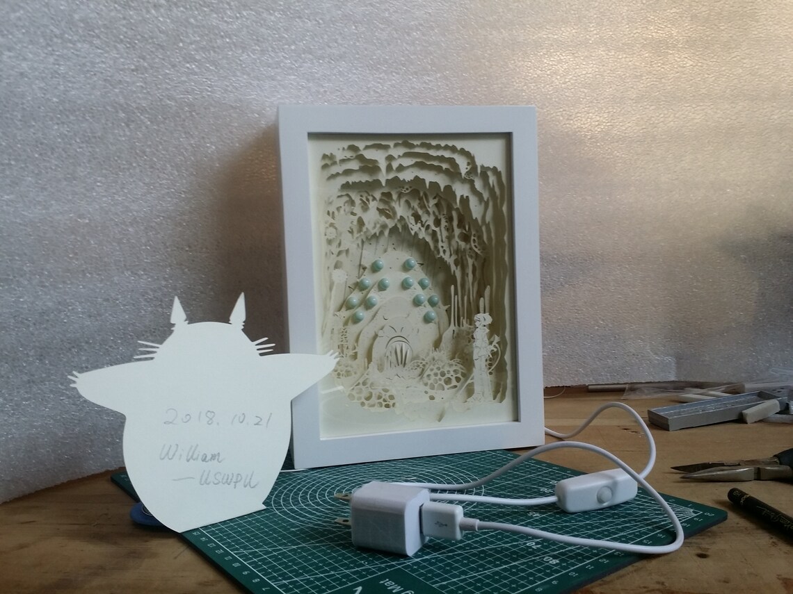 Girl of the Wind light boxes | Etsy