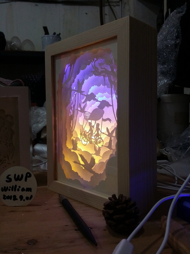 Paper Cut Light Boxes/night Light/gift | Etsy