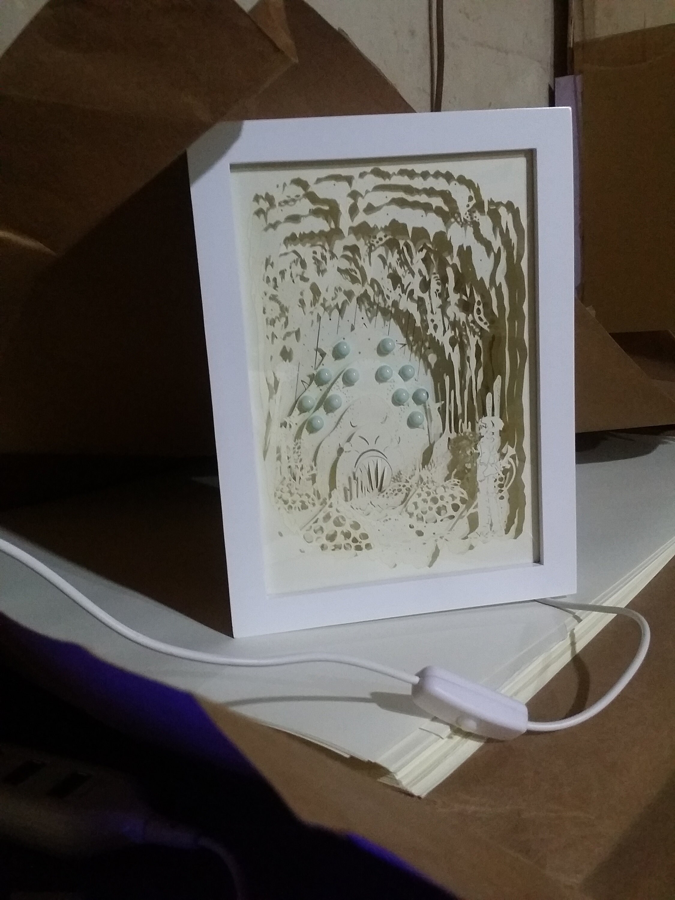 Girl of the Wind light boxes | Etsy