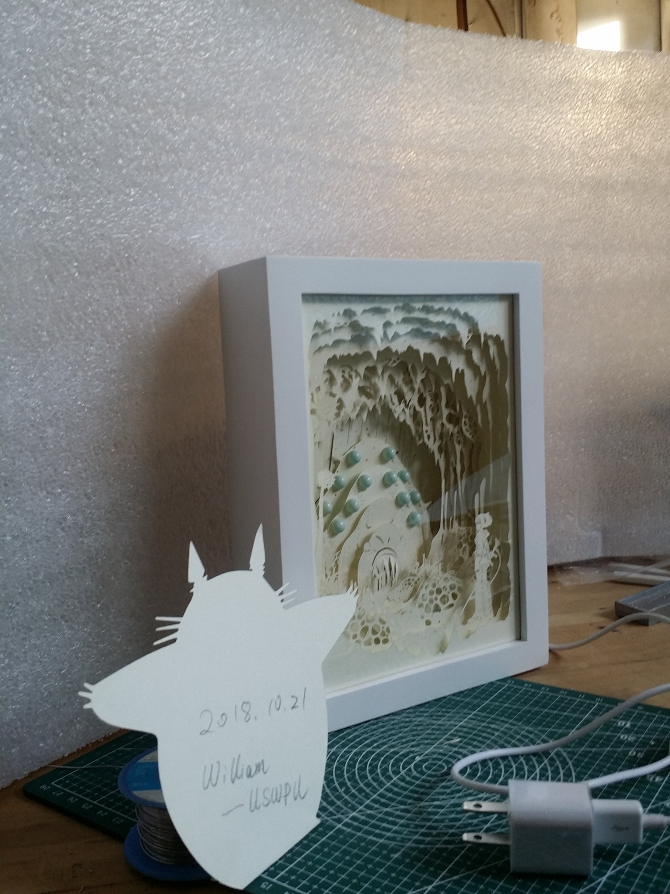 Girl of the Wind light boxes | Etsy