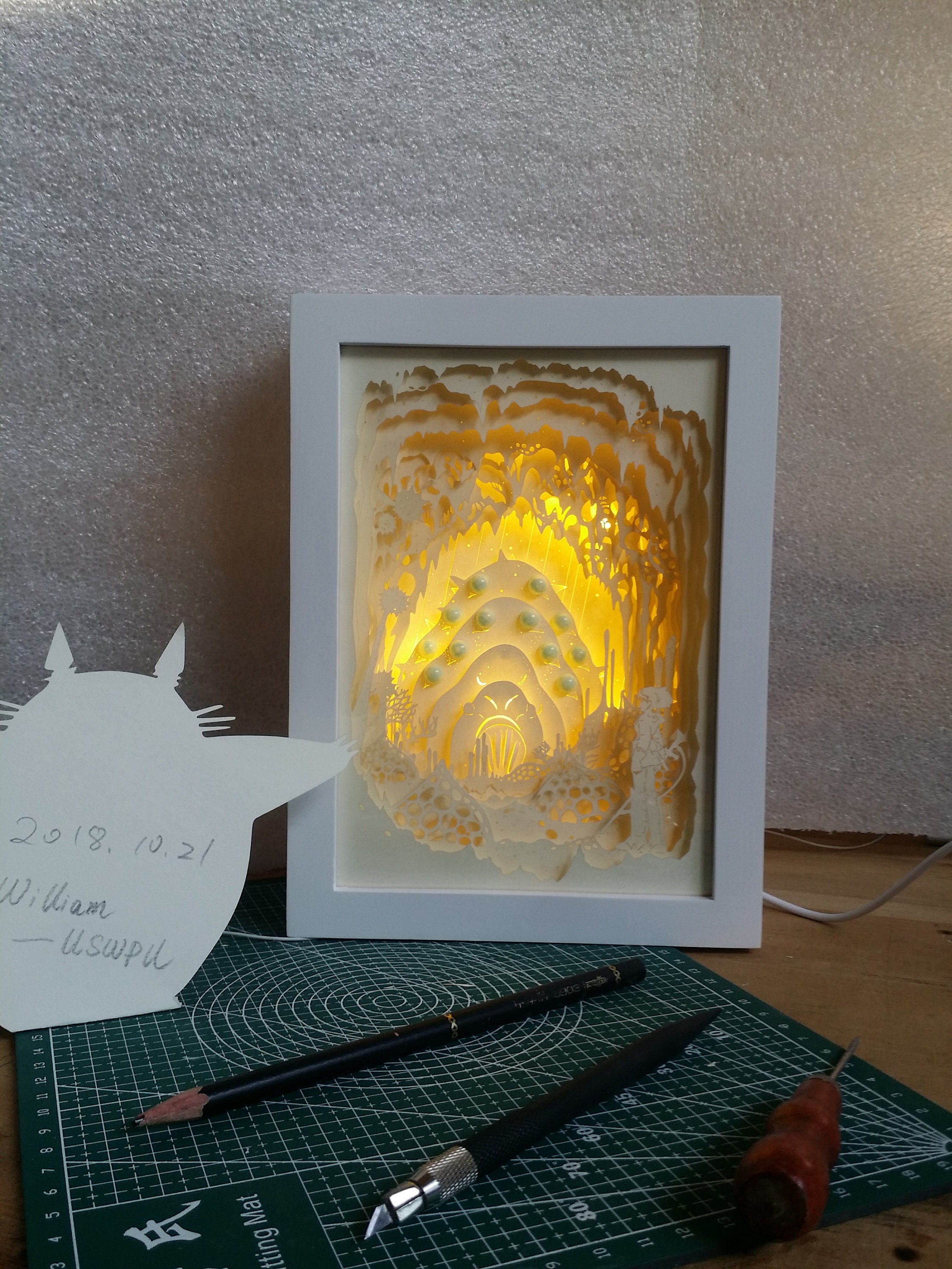 Girl of the Wind light boxes | Etsy