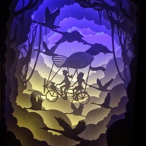 Paper Cut Light Boxes/night Light/gift - Etsy