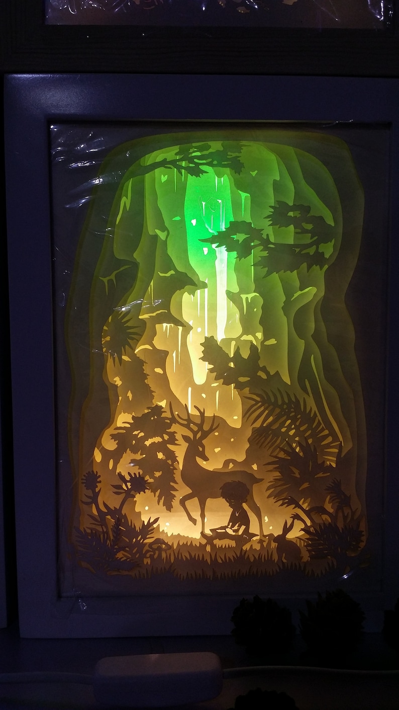 Special Night Lighe Papercut Light Boxes Good Gifts - Etsy