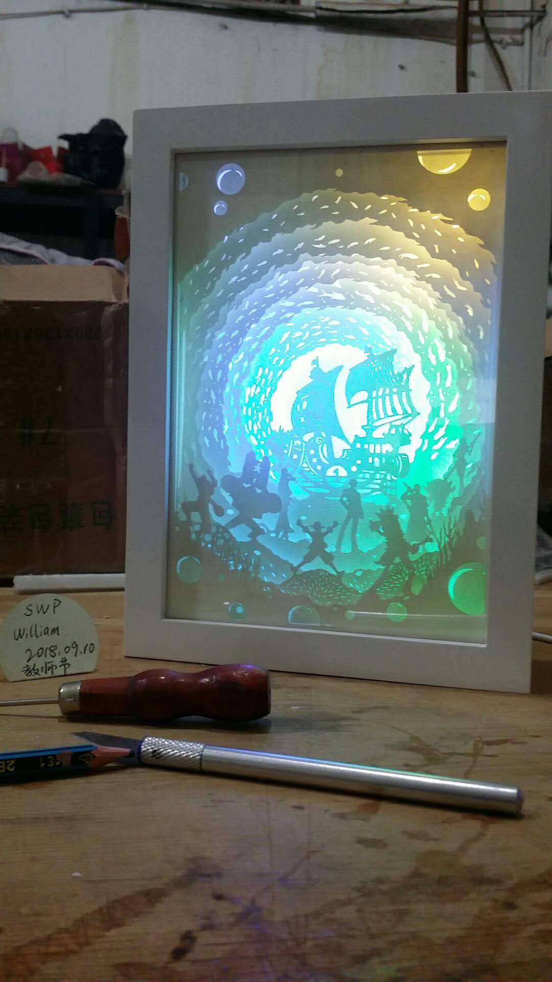 Paper Cut Light Box | Etsy