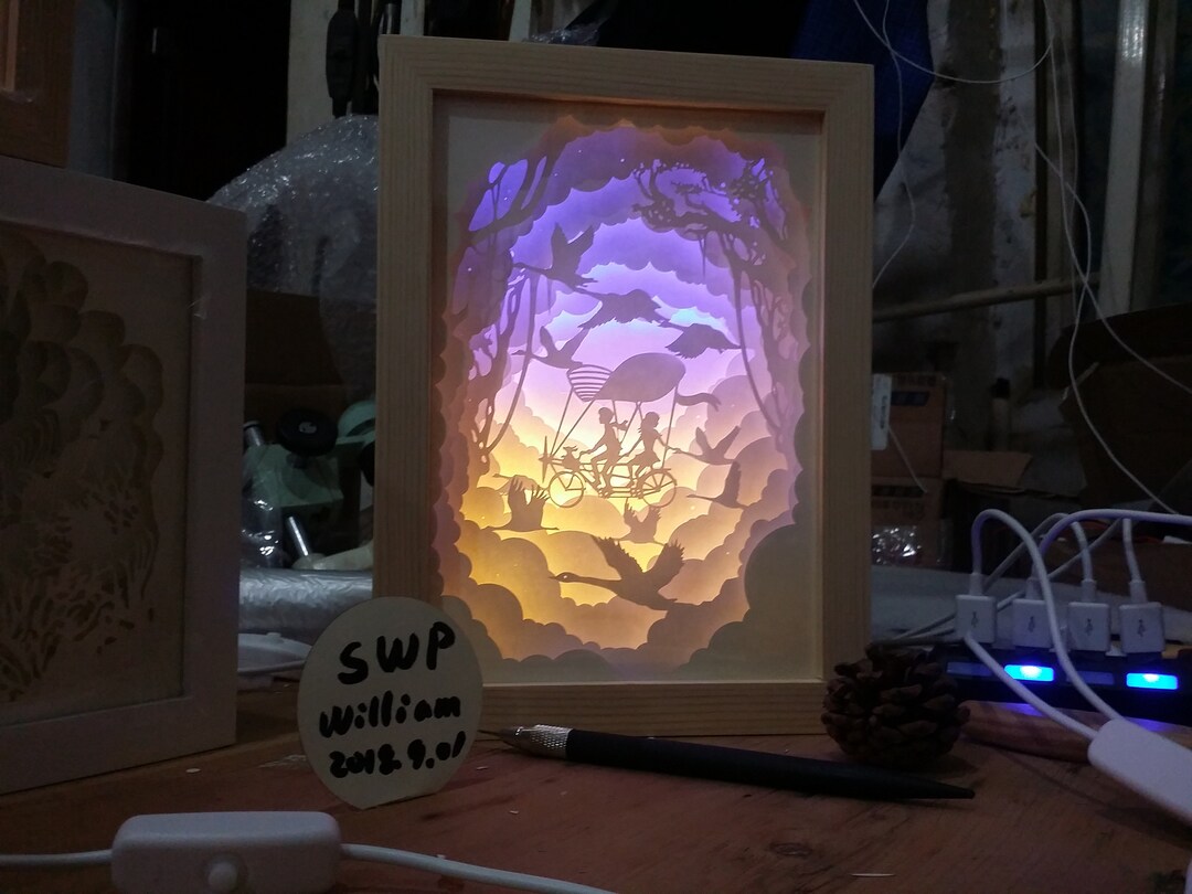 Paper Cut Light Boxes/night Light/gift - Etsy