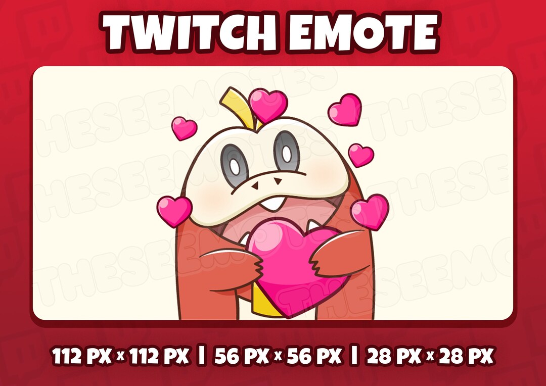 Pokemon Scarlet & Violet Fuecoco Fire Starter Heart Emote / Love / Cute ...