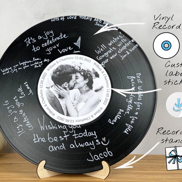 Painted Vinyl Record - Etsy