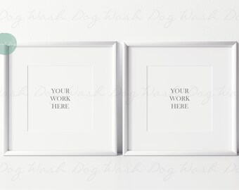Square Double Photo Frame - Etsy