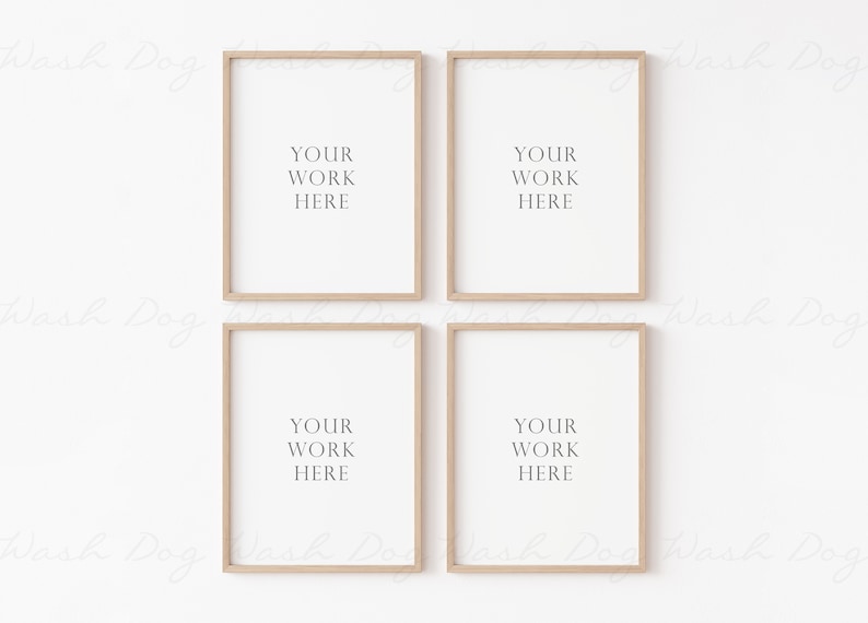 Four Frames Mockup Four Vertical Frame Set of Four Frame 4 | Etsy