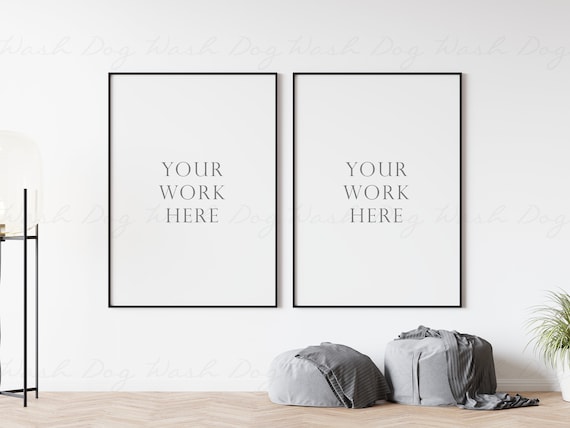 Two Vertical Frame Psd 2 Frame Vertical Two Frames Psd Two | Etsy