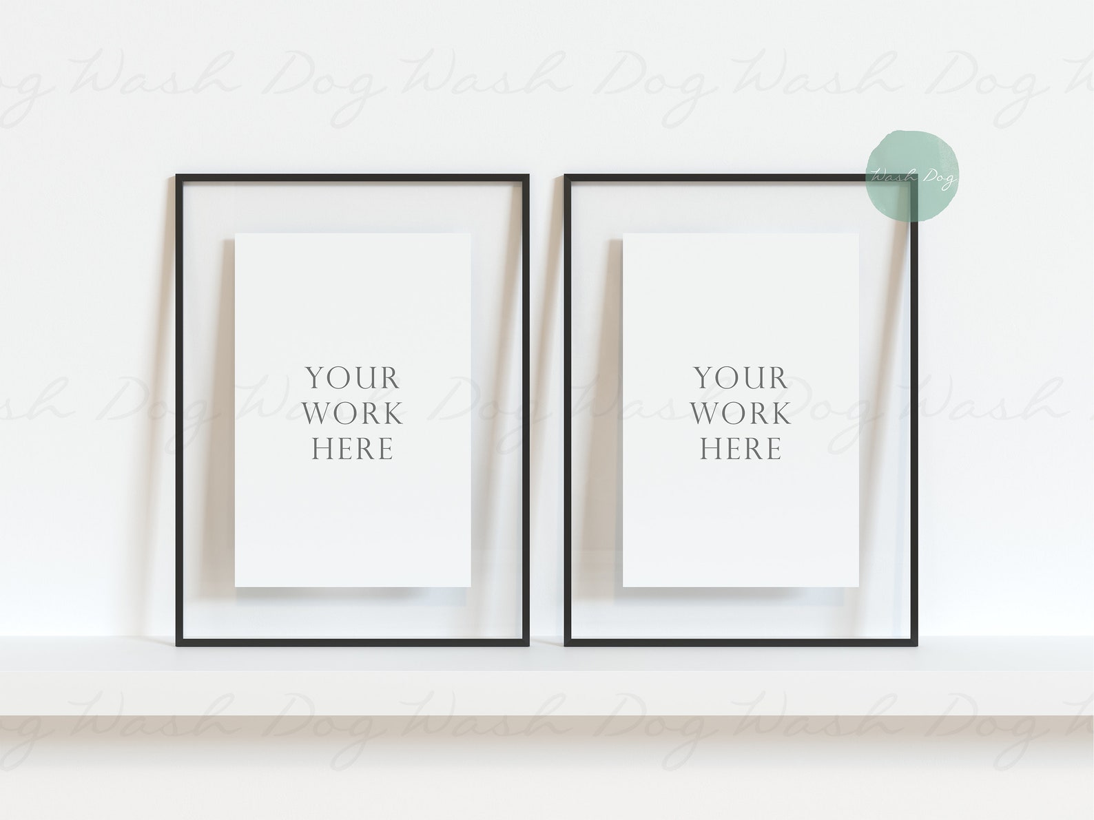 Two Frame Template, Black Two Frames, Two Vertical Frame, Digital ...