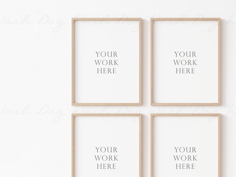 Four Frames Mockup Four Vertical Frame Set of Four Frame 4 | Etsy