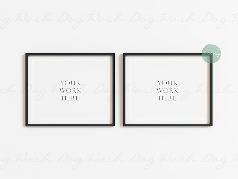 Two Frame Mockup Horizontal Mock up Frame 2 Horizontal Frame - Etsy
