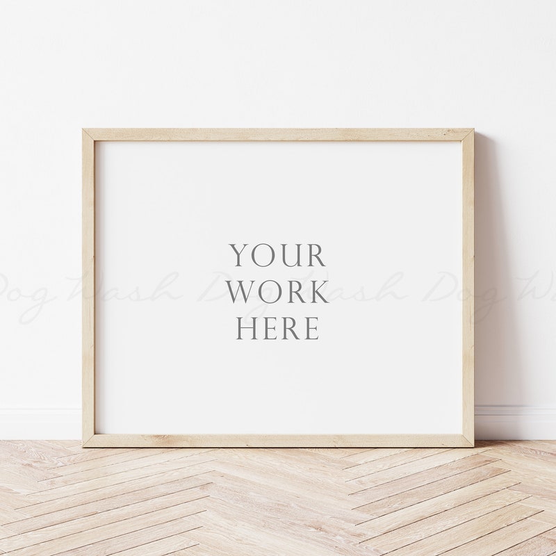 8x10 Wood Frame Landscape - Etsy