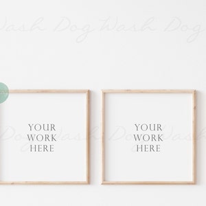 Three Square Frame Mockup, Three Frames Mockup, 3 Square Frames, Three ...