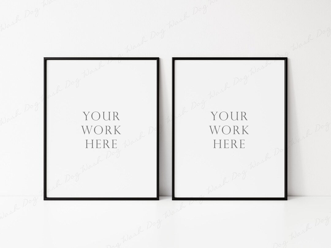 Two Frame Vertical, Two Mock up Photo, Psd Mockup, Two Vertical Frame ...