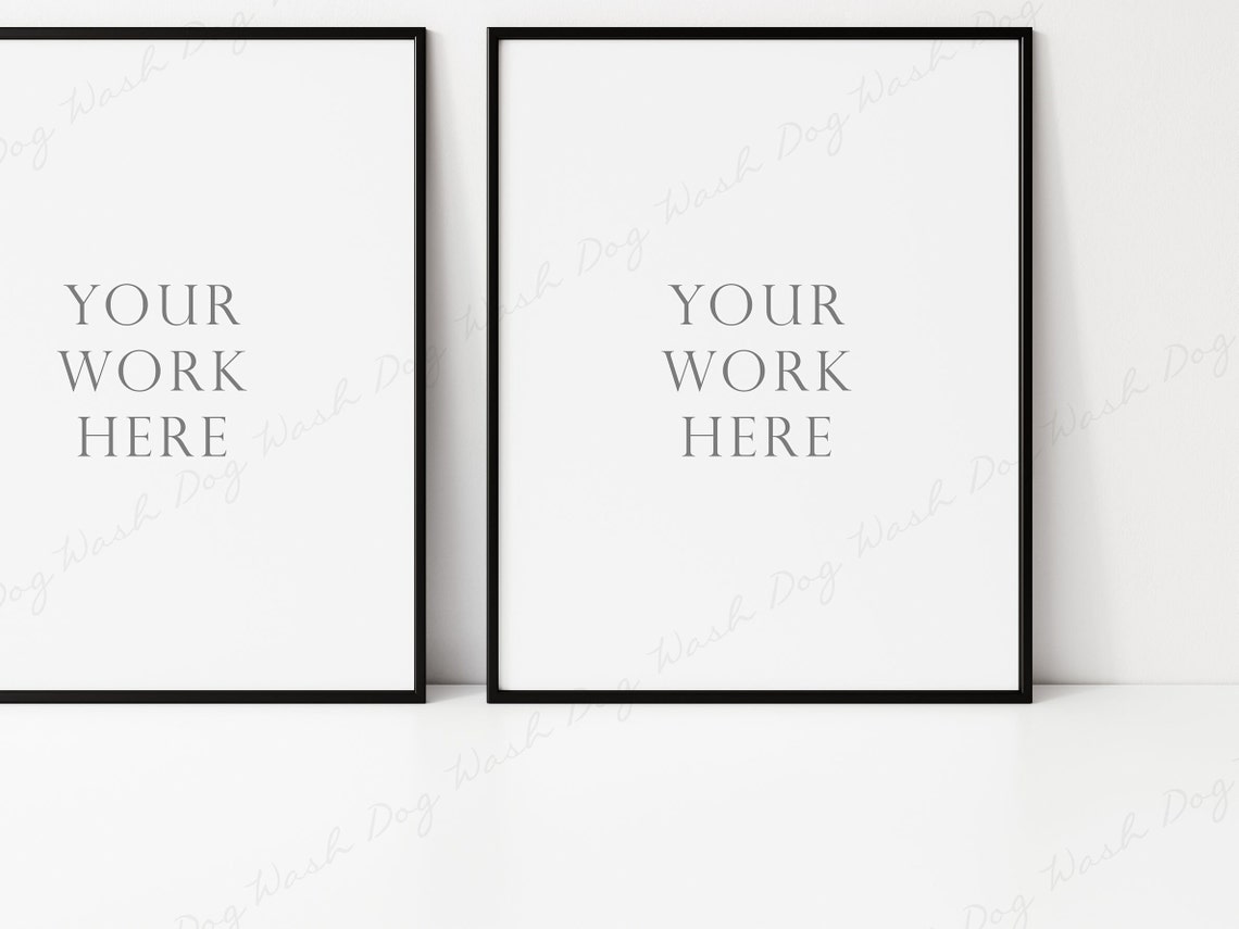 Two Frame Vertical Two Mock up Photo Psd Mockup Two - Etsy