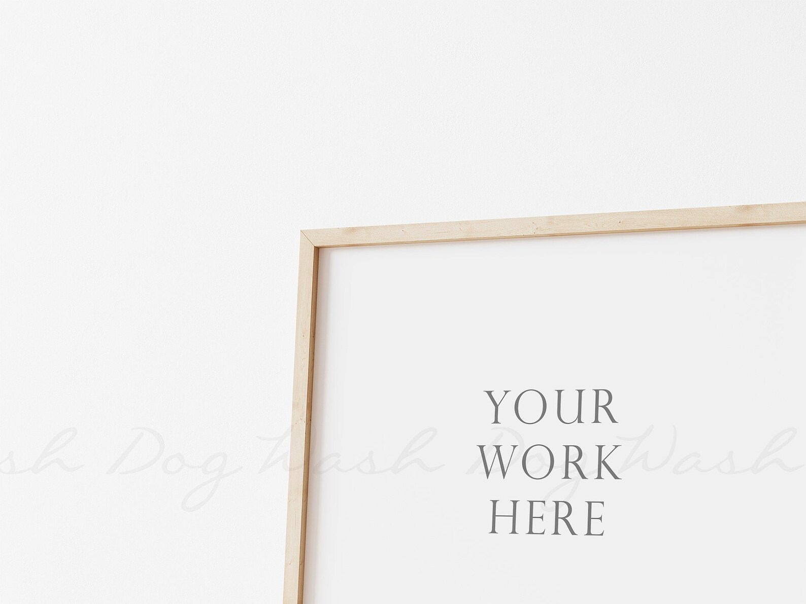 Horizontal Frame Mockup, Sign Mockup, Blank Wooden Sign, Horizontal ...