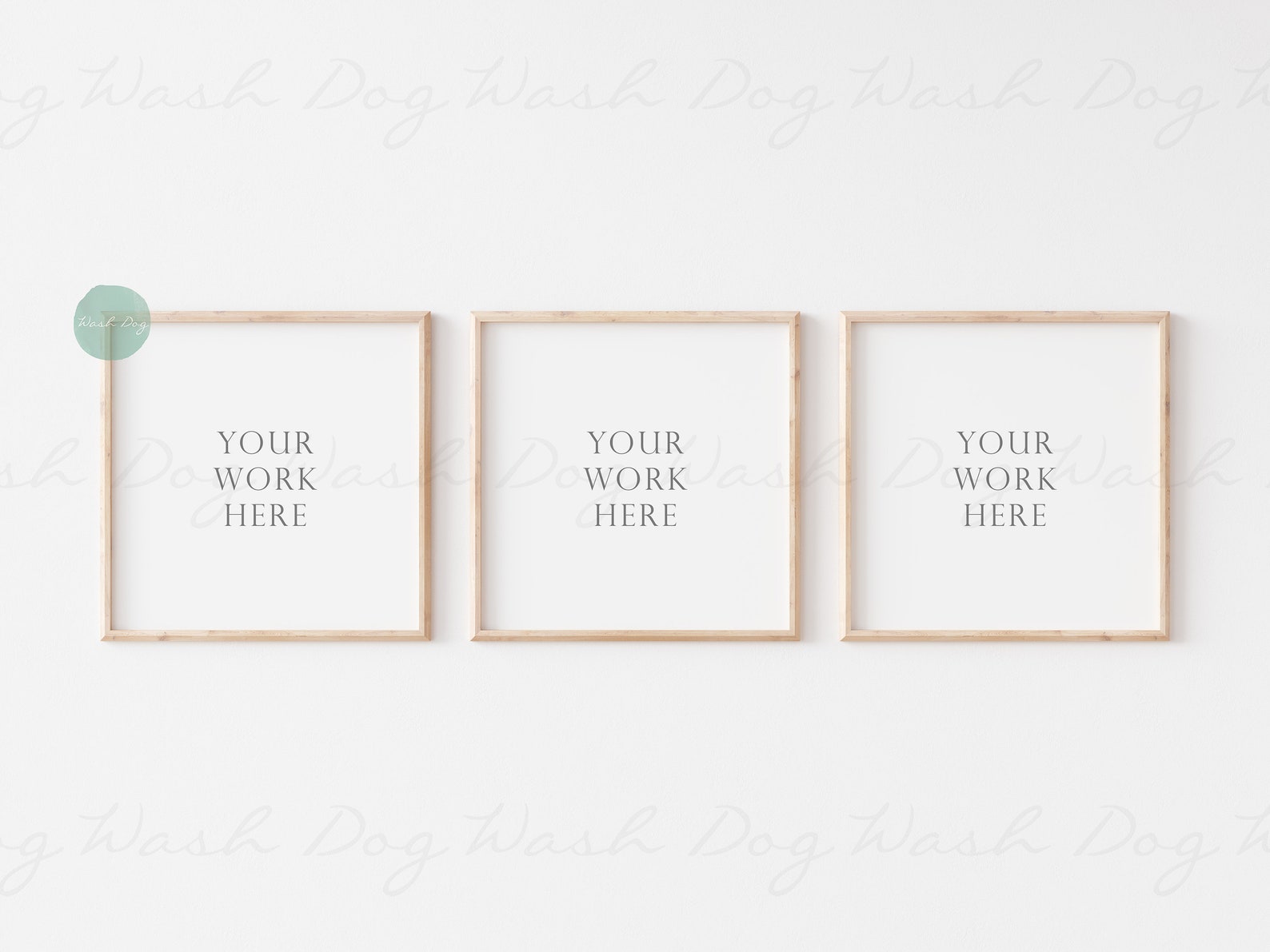 Three Square Frame Mockup, Three Frames Mockup, 3 Square Frames, Three ...