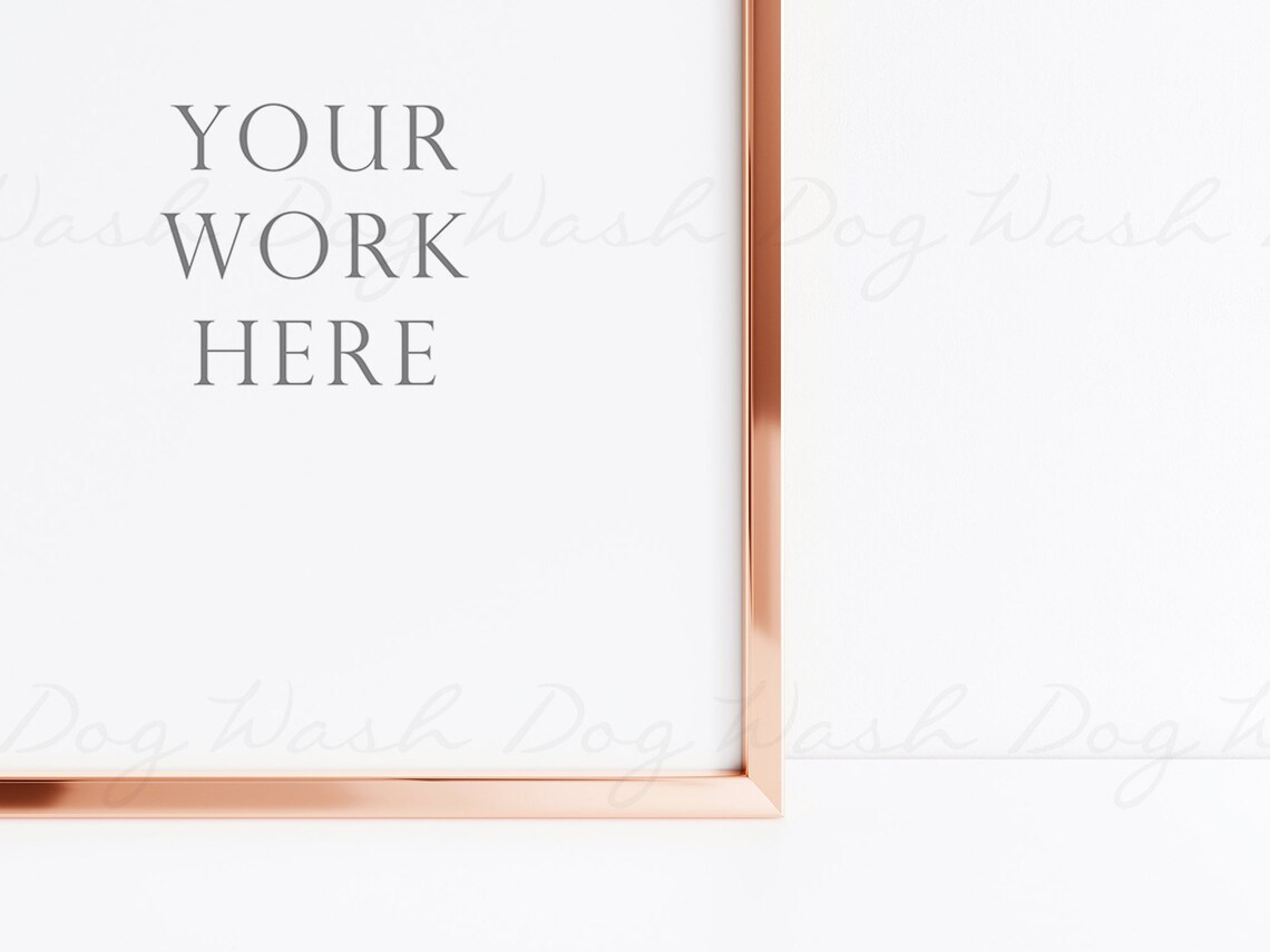 Rose Gold Frame Vertical Frame Mockup Copper Frame 8x10 - Etsy