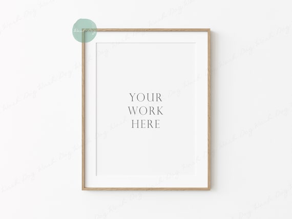 4x3 Vertical Frame Vertical Frame Mockup Wooden Frame - Etsy