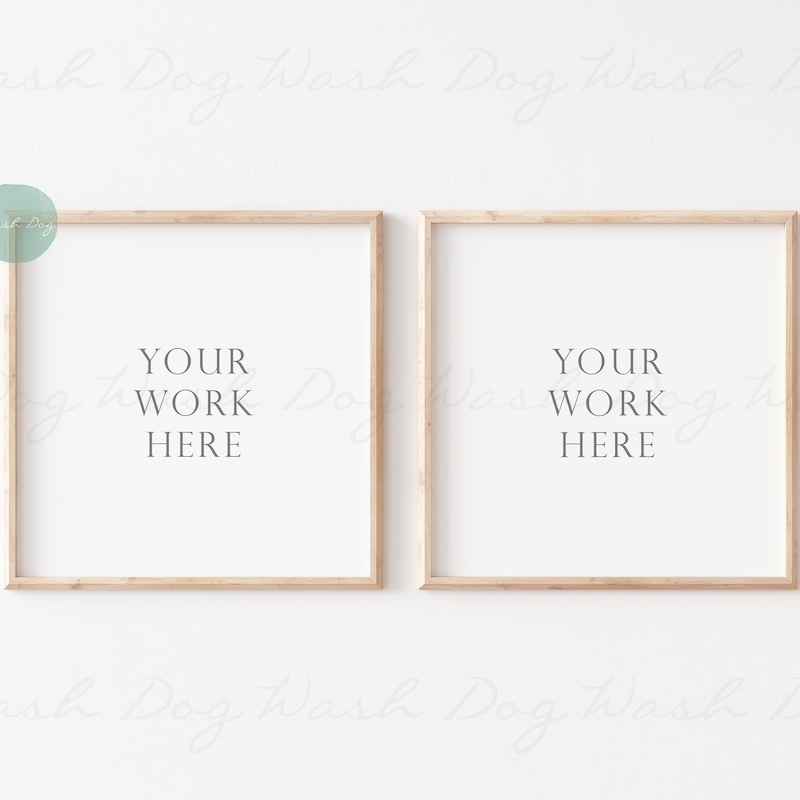 Brown Square Frames - Etsy