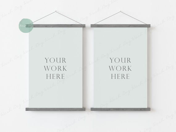 Poster Frames Mockup Set Two Poster Frame Magnetic Double | Etsy