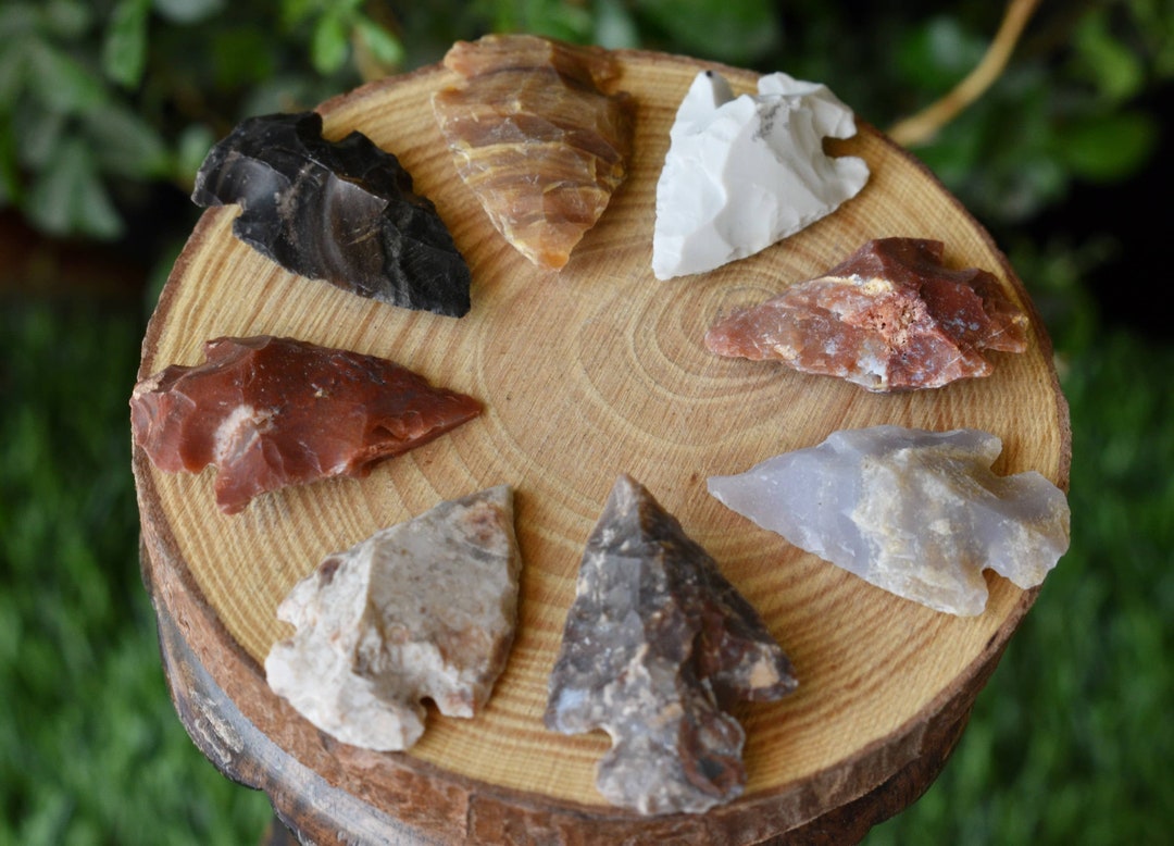 1'' Fancy Jasper Arrowhead Point ~ Indian Agate Spearhead Points ...