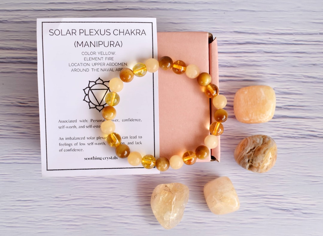 Wholesale 5 Kits SOLAR PLEXUS Crystal Chakra Stones, Healing Crystal ...