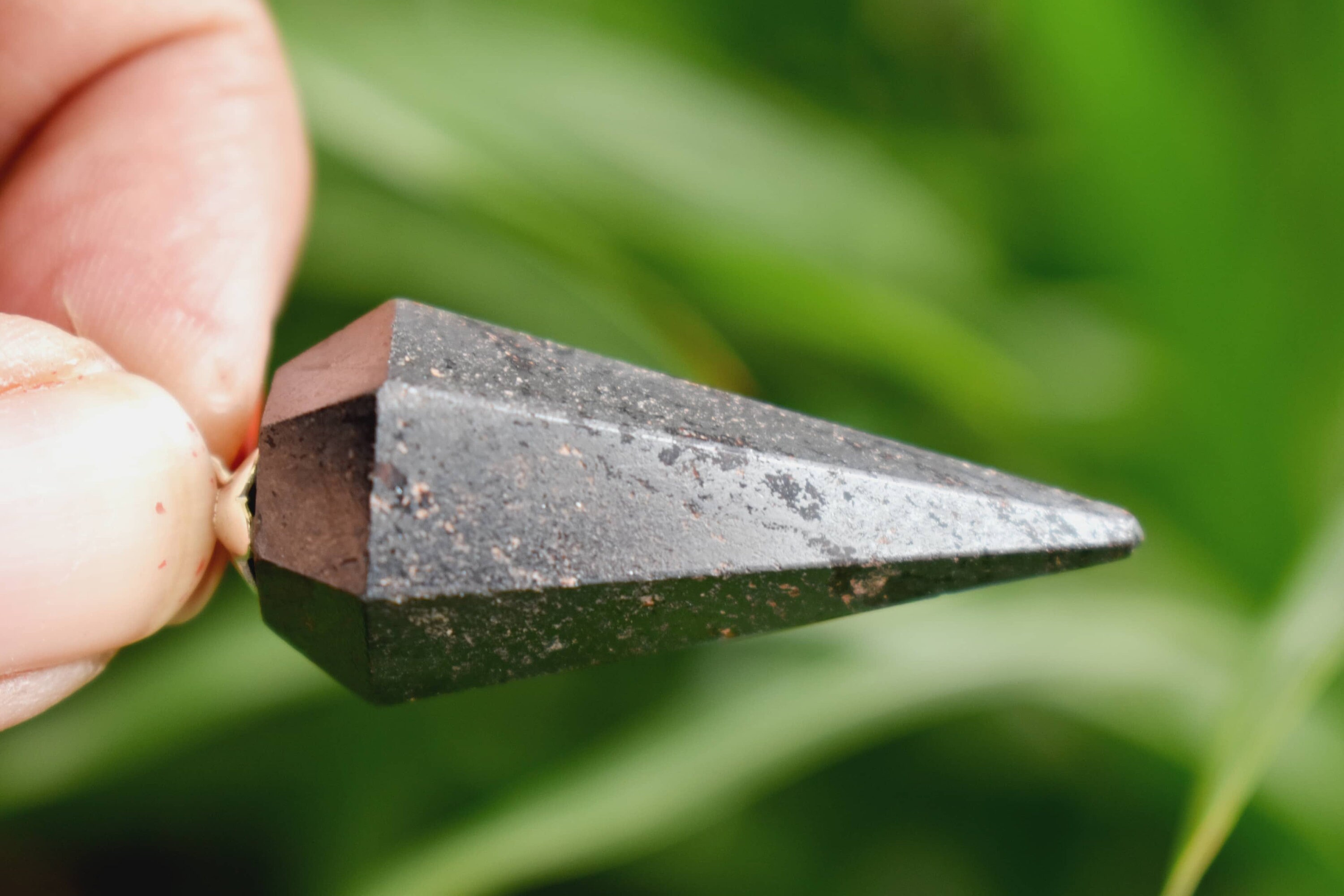 Hematite Faceted Cone Pendulum Healing Dowsing Crystal - Etsy