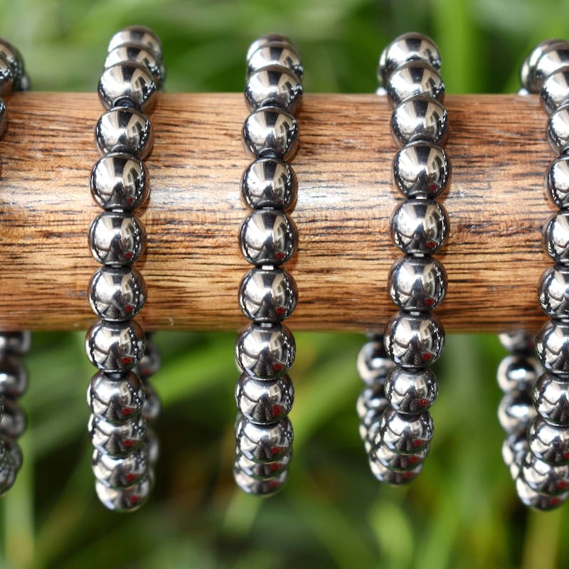 Hematite Bracelet - Etsy