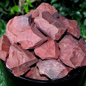 Red Jasper Rough Stones 1inch Raw Gemstones, Natural Red Jasper ...