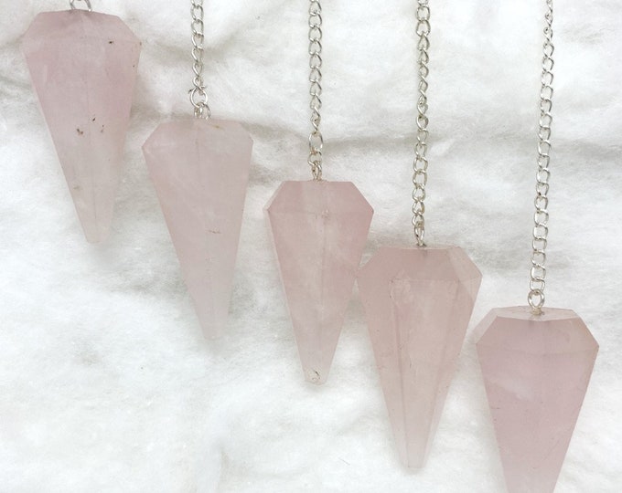 Unakite Faceted Cone Pendulum Healing Dowsing Crystal Pendulum - Etsy