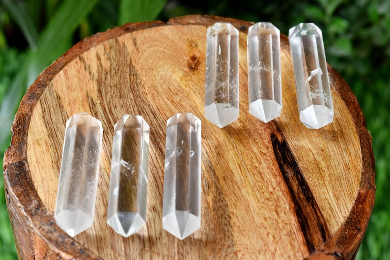 Crystal Quartz Double Terminated Crystal Point Pencil Double - Etsy