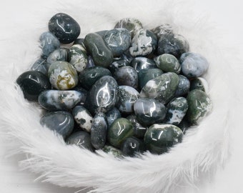 Tree Agate Tumbled Stones A Grade Healing Crystals Gemstone | Etsy