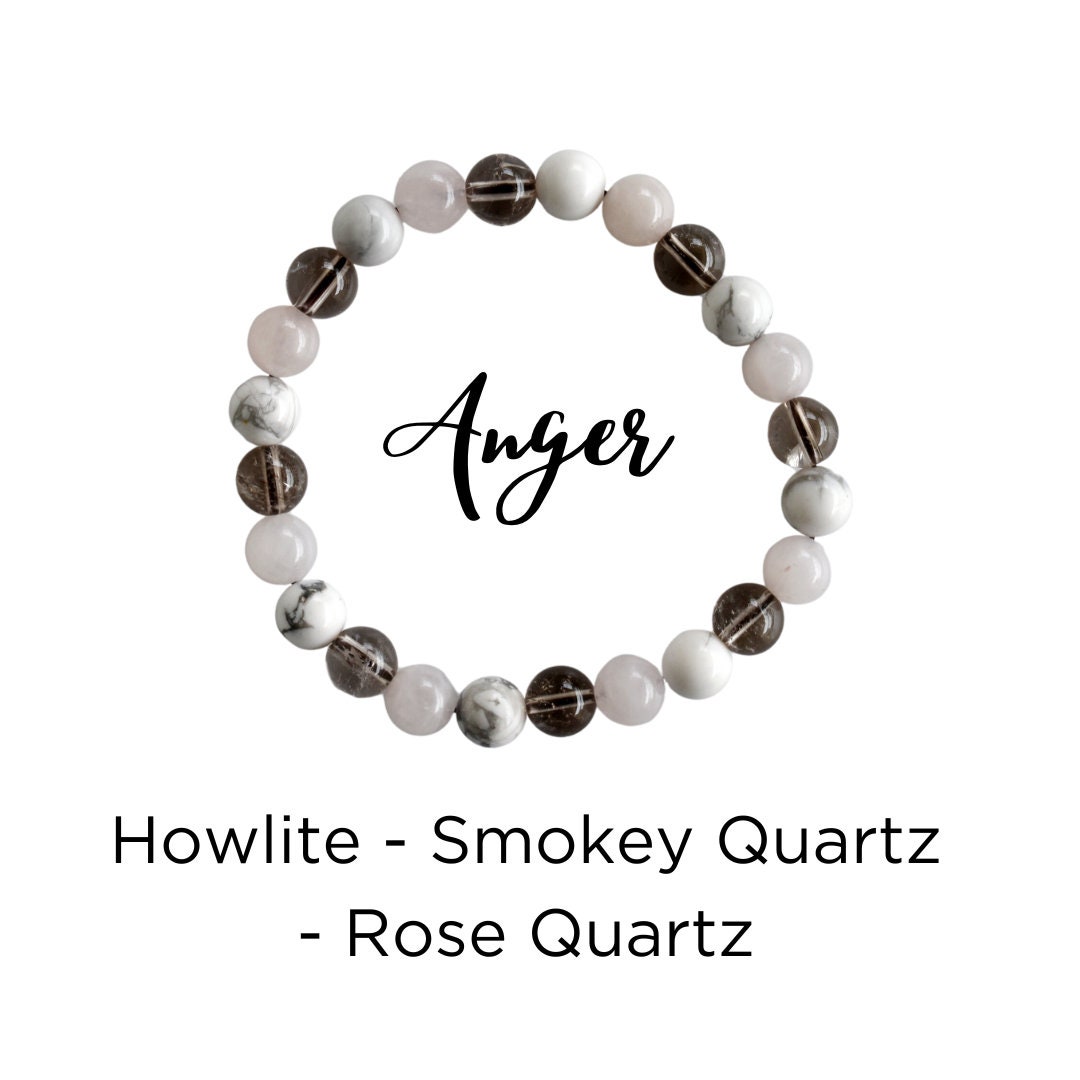 Control ANGER Bracelet,anger Management Crystals for Anger Therapy ...