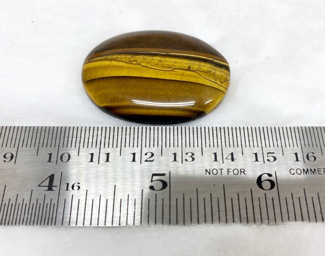 One 1 Tiger Eye Worry Stone for Crystal Healing Pocket - Etsy