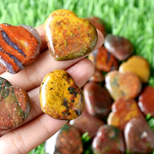 Amethyst Puffy Mini Hearts 1 Inch Pocket Heart Mini Puffy - Etsy