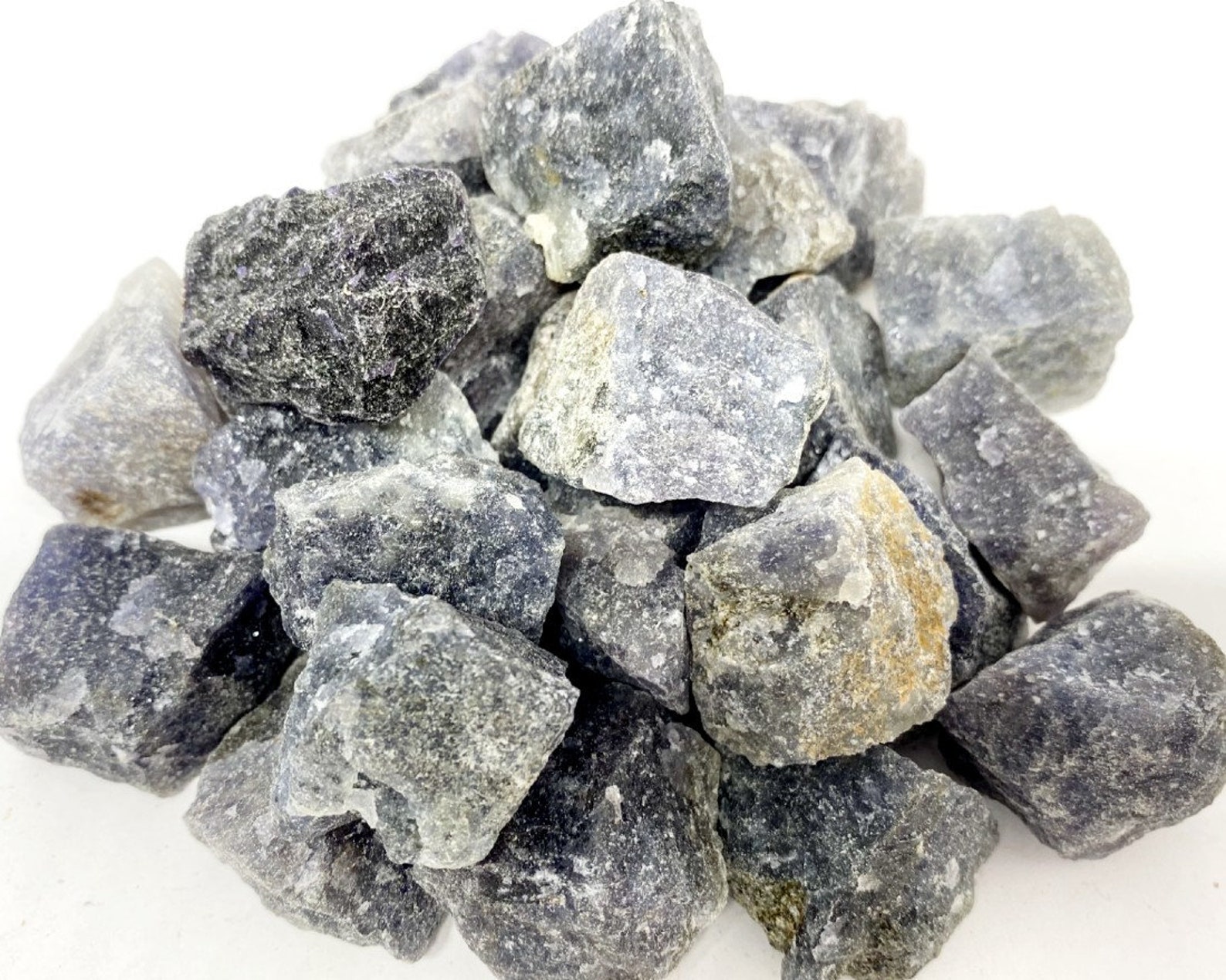 Iolite Rough Natural Stones 1 inch Iolite Raw Stones Natural | Etsy