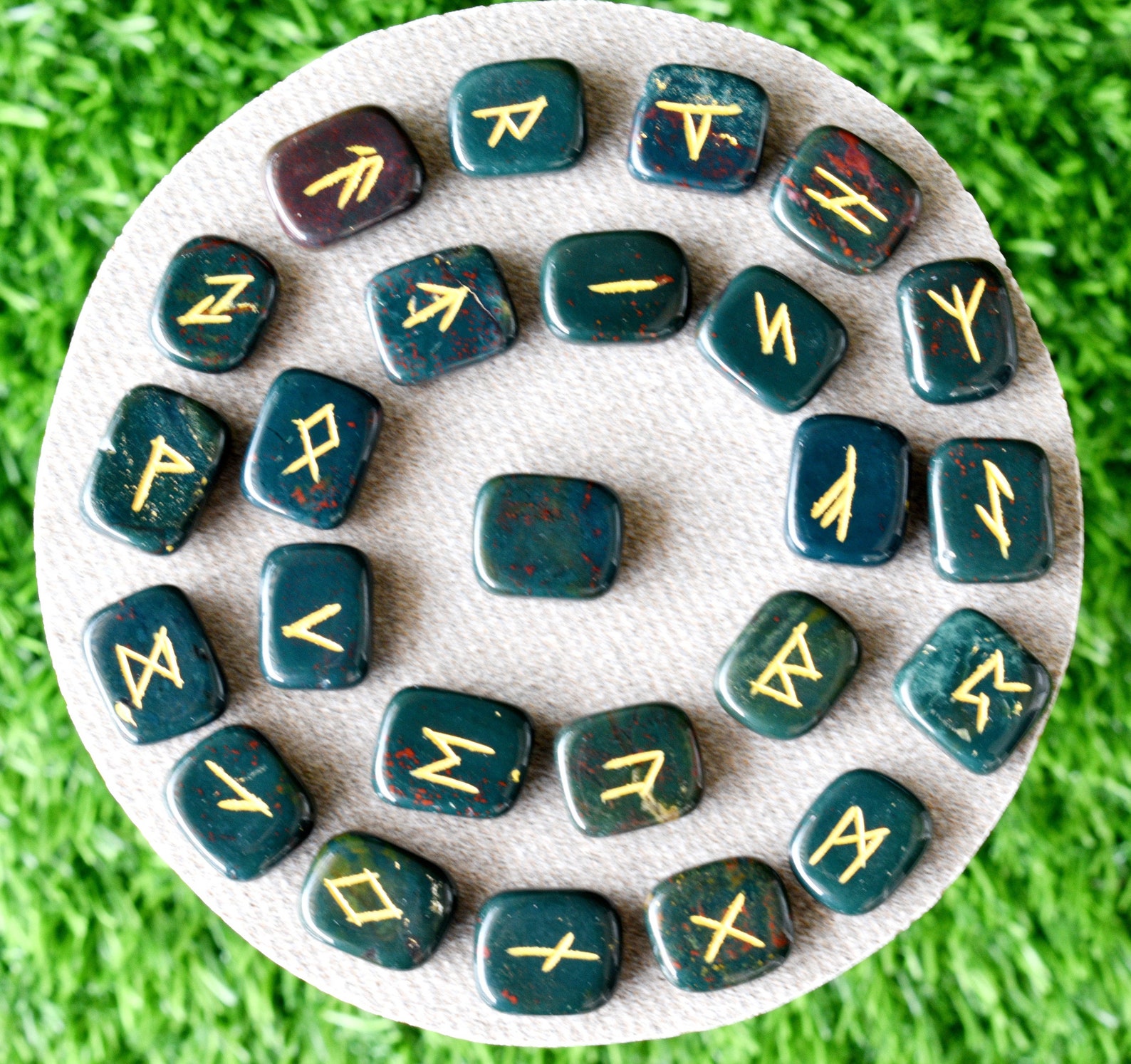 Bloodstone Rune Sets Elder Futhrak Rune Set Gemstone Runic Set - Etsy